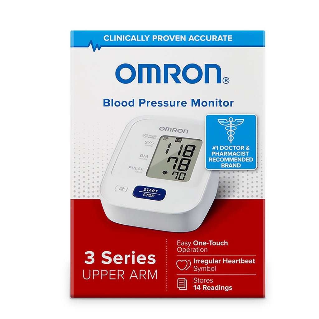 OMRON 3 Series Blood Pressure Monitor (BP7100), Upper Arm Cuff, Digita ...