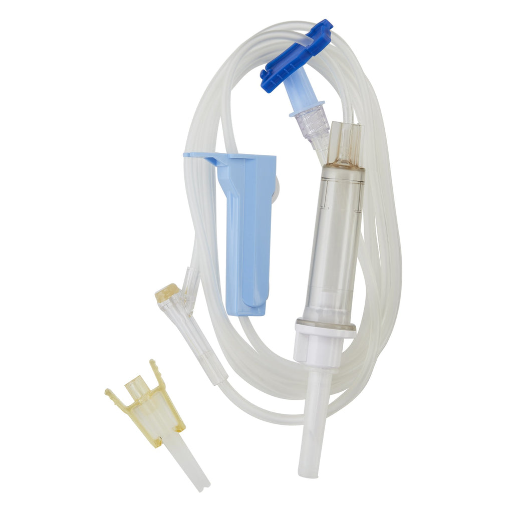 Baxter 2C6401 IV Pump Set Interlink® 10 Drops / mL Drip Rate 76 Inch T ...