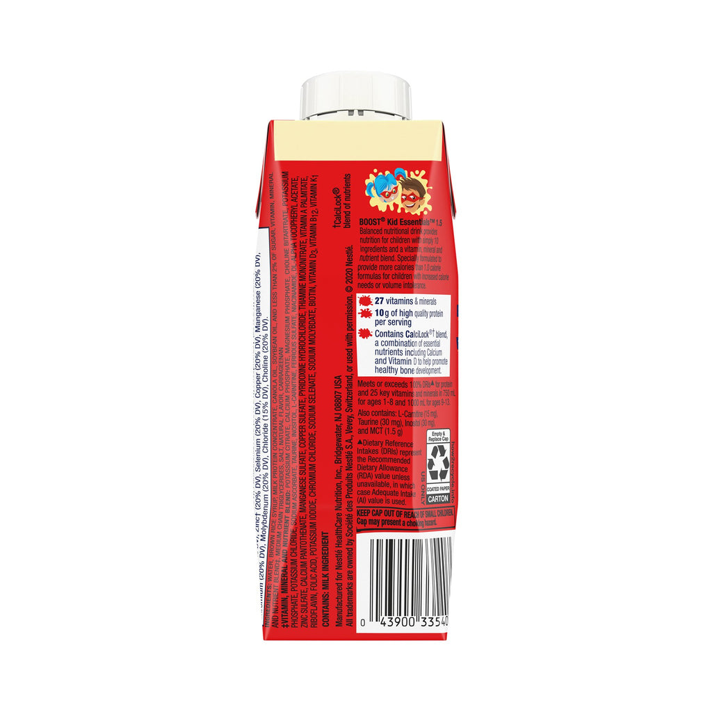 Boost® Kid Essentials™ 1.5 Vanilla Pediatric Oral Supplement / Tube Fe ...