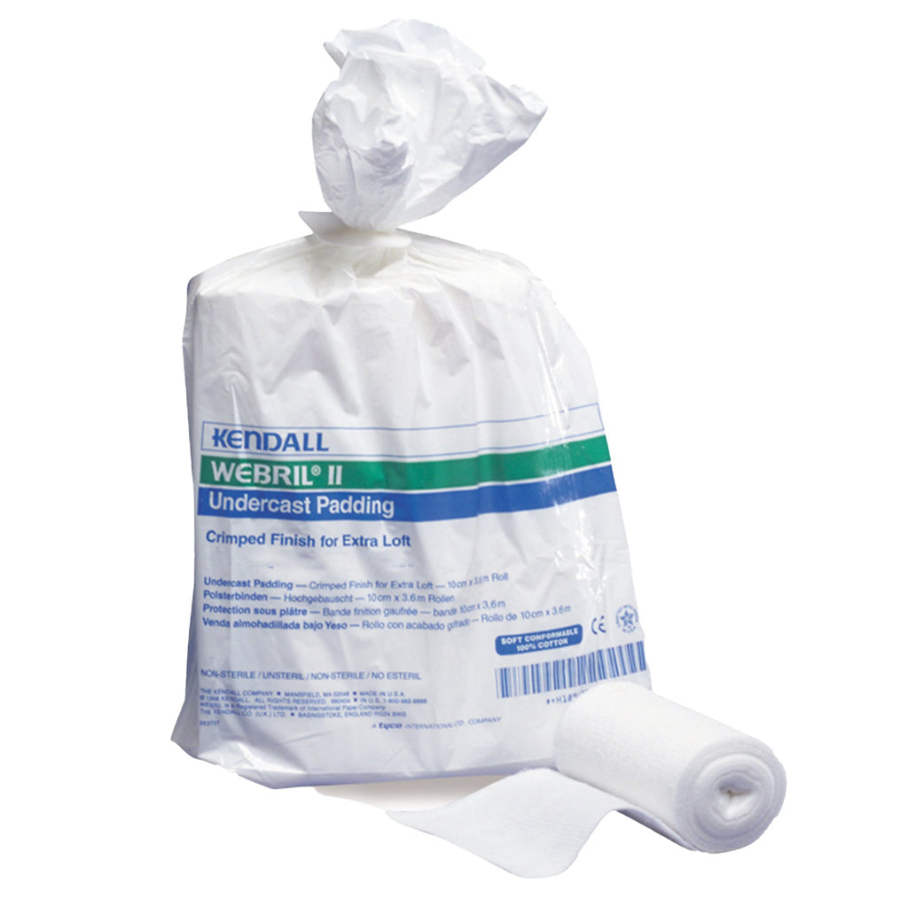 Webril™ II White Cotton Undercast Cast Padding, 3 Inch x 4 Yard ...
