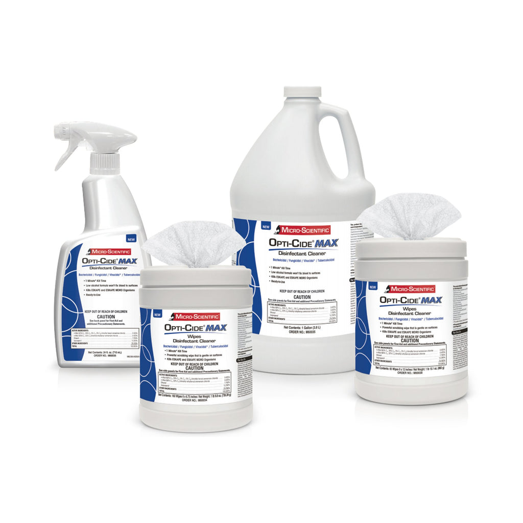 Opti-Cide® Max Surface Disinfectant Cleaner Wipes – eMedical Kits