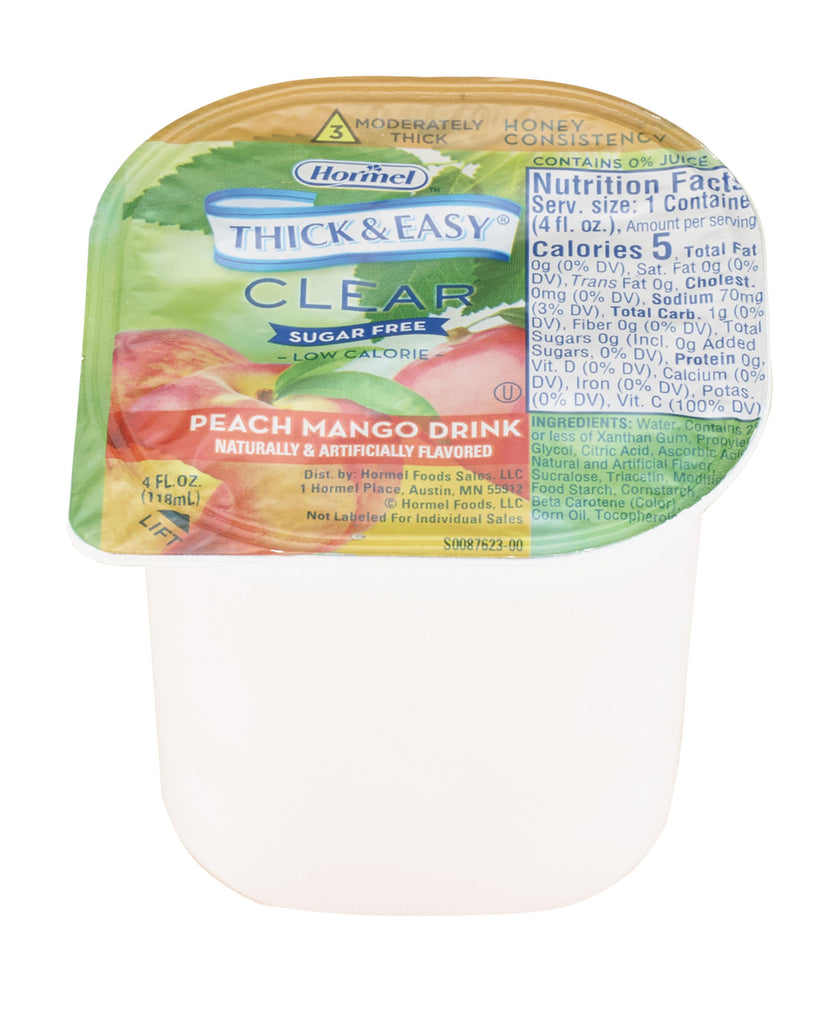 Thick & Easy® Clear Honey Consistency Sugar-Free Peach Mango Thickened ...