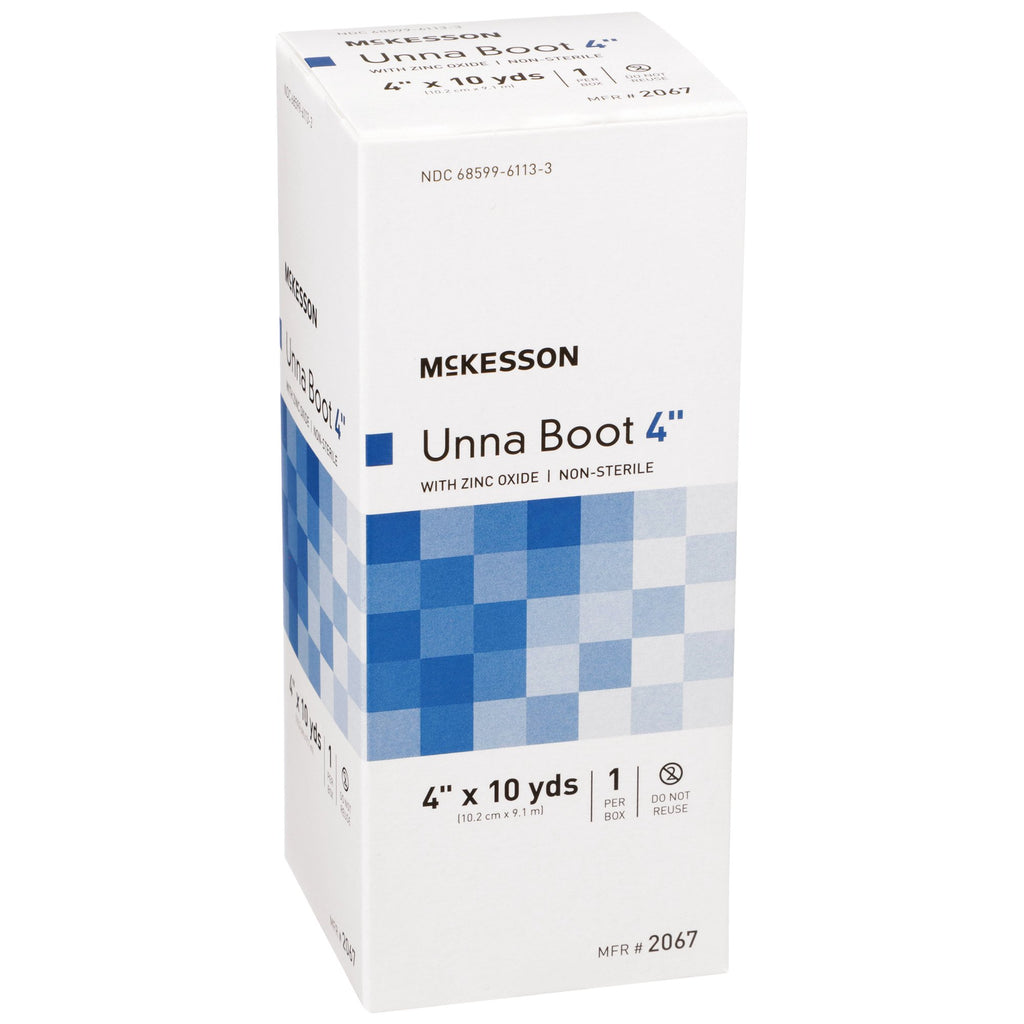 McKesson Unna Boot, Zinc Oxide, 4 Inch x 10 Yard – eMedical Kits